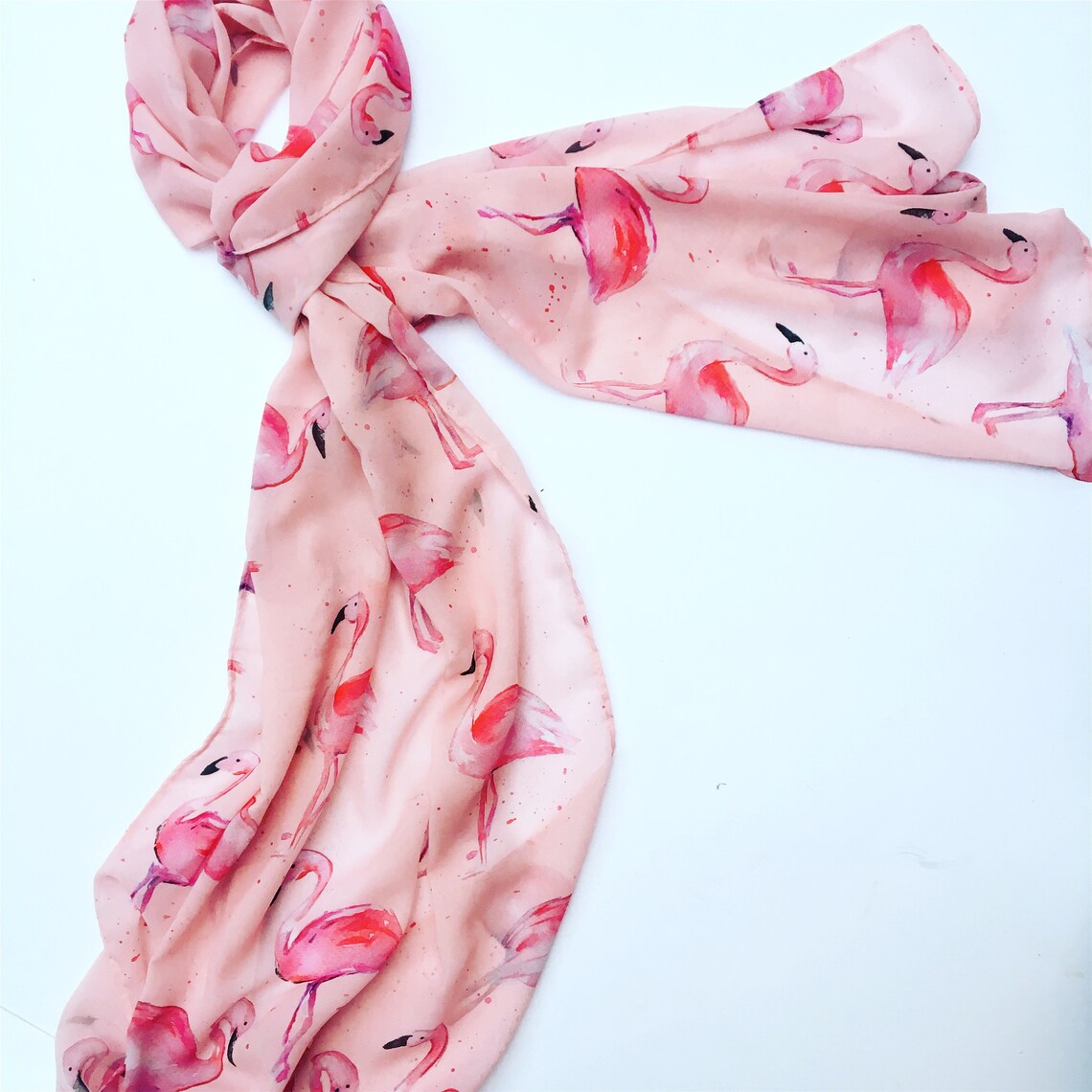 Large Flamingo Scarf Women's Scarf Spring Summer - Etsy