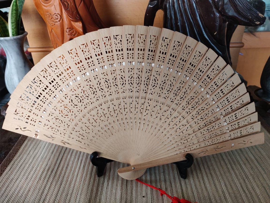 Authentic Hartwood Sandalwood Hand Fan - Etsy