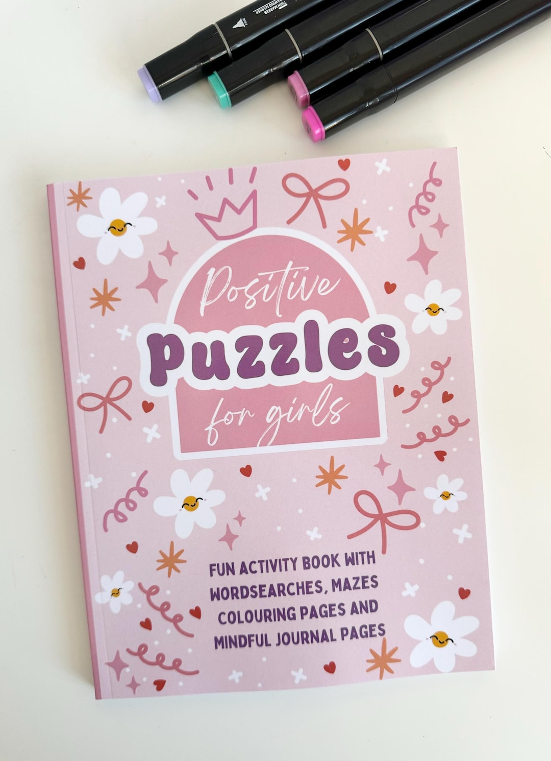 Positive Puzzles for Girls Activity Book Stocking Filler Activity Book ...