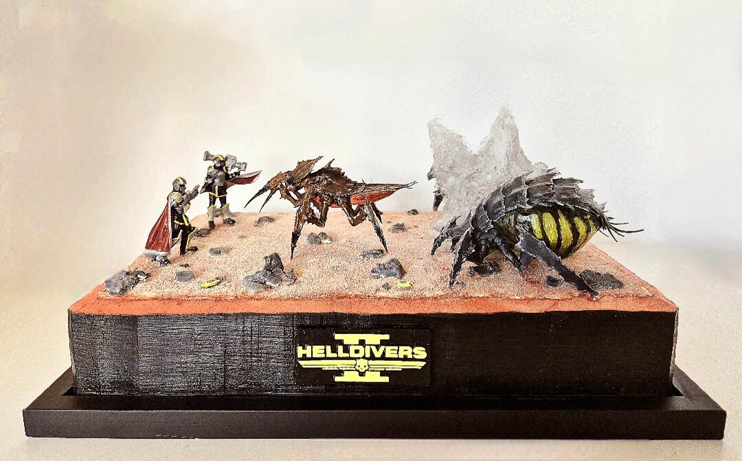 Fan Made Helldivers 2 Diorama 15 X 10 Cm - Etsy
