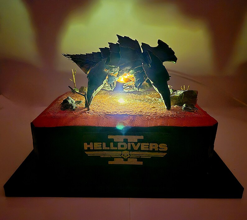 Fan Made Mini Helldivers 2 Diorama 14 X 10 Cm - Etsy