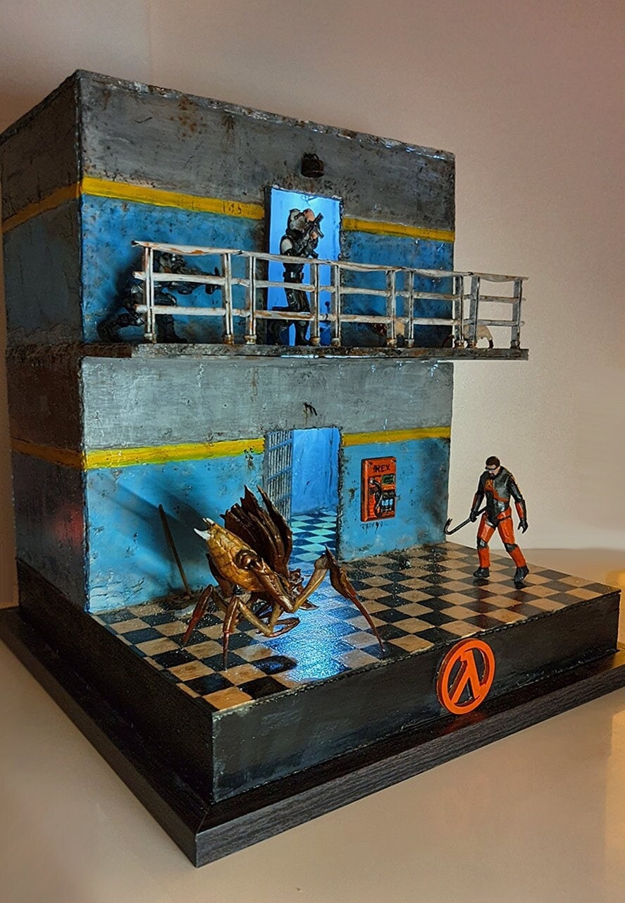 Fan Made Half Life 2 Diorama 30x30x36 Cm - Etsy