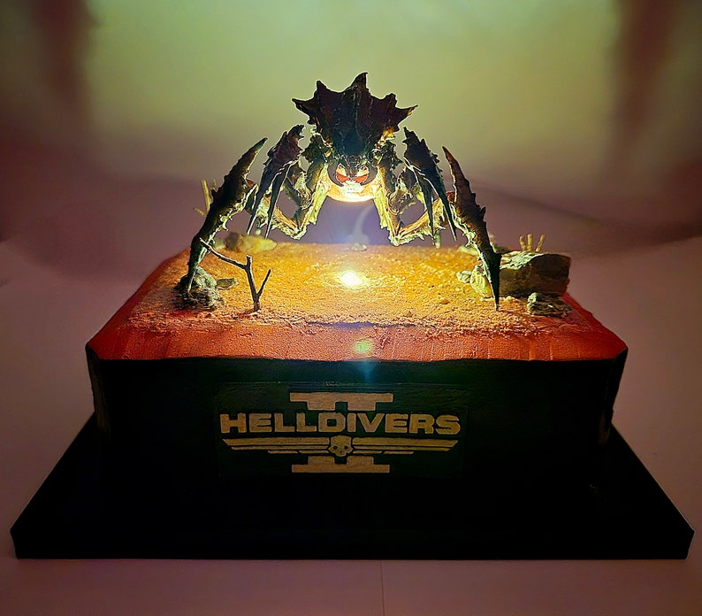 Fan Made Mini Helldivers 2 Diorama 14 X 10 Cm - Etsy