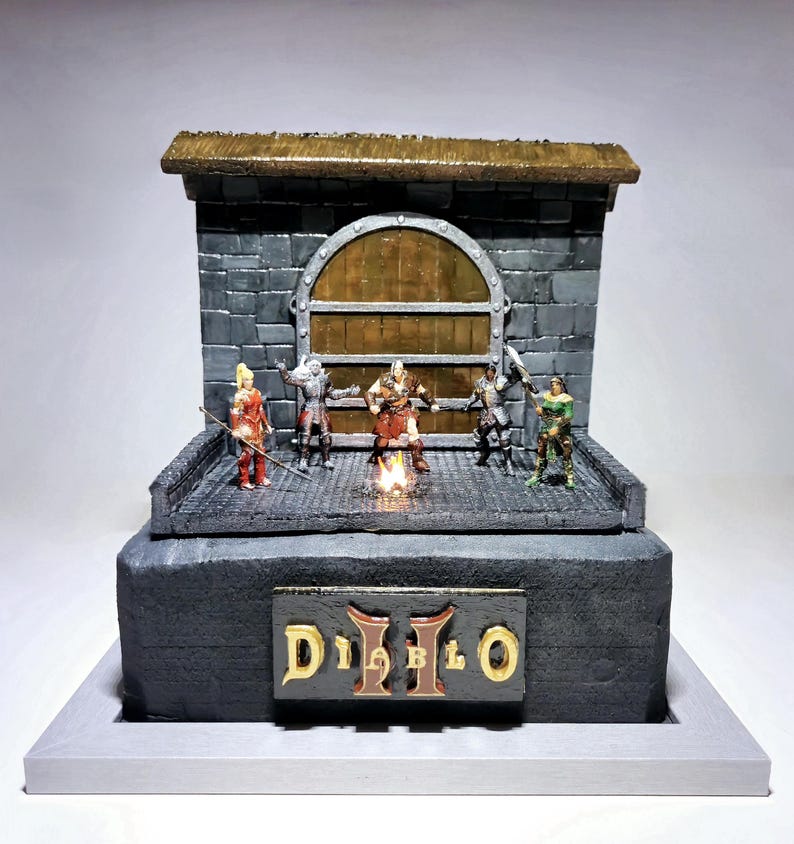 Fan Made Diablo II Diorama 17 12 Cm - Etsy