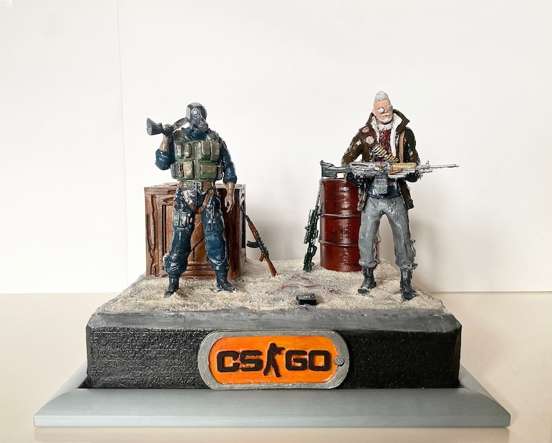 Fan Made Counter Strike Global Offensive Diorama 23 X 18 Cm - Etsy