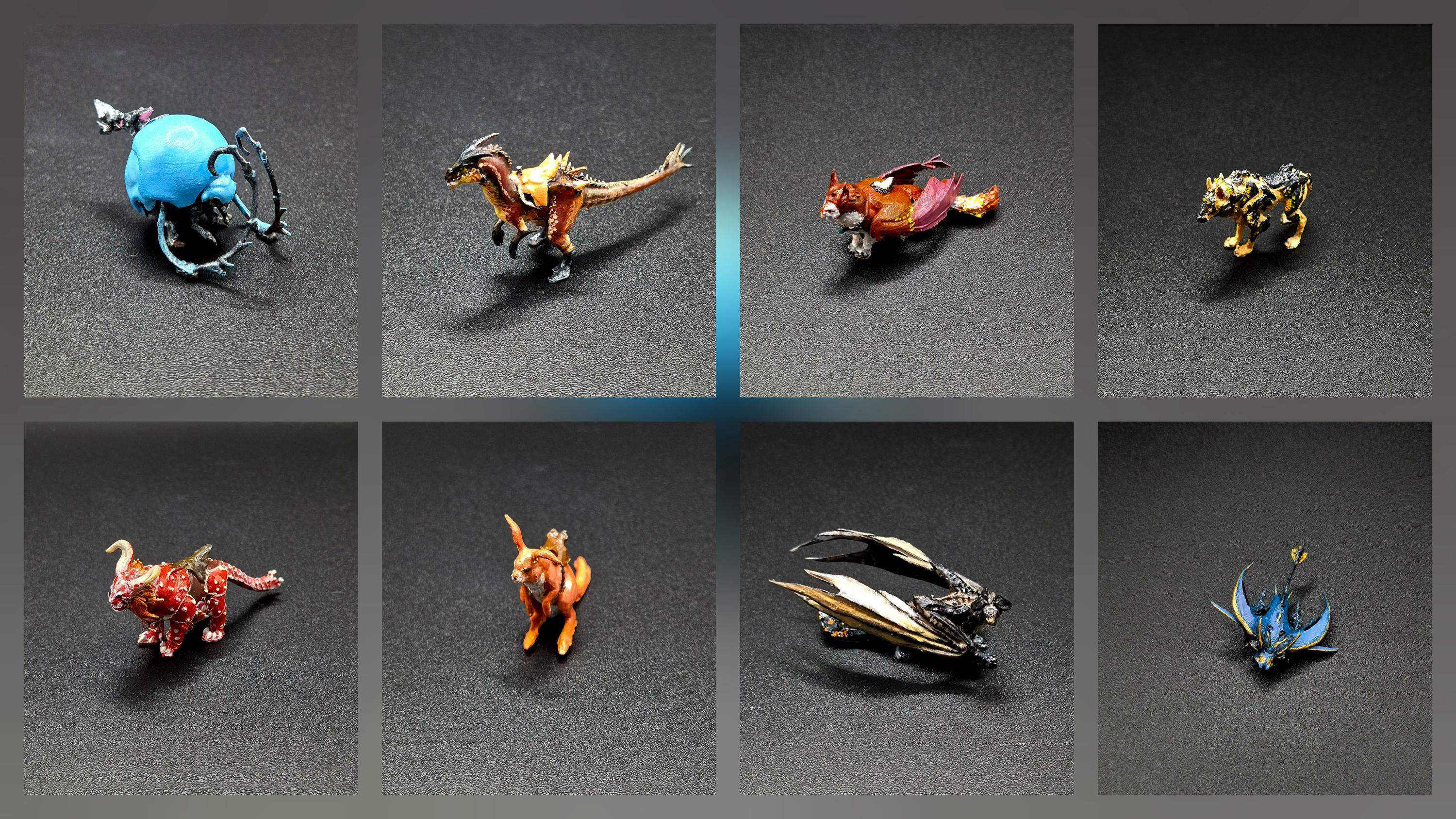 Guild Wars 2 Mounts Figurines - 3D Printed and Hand Painted - Etsy