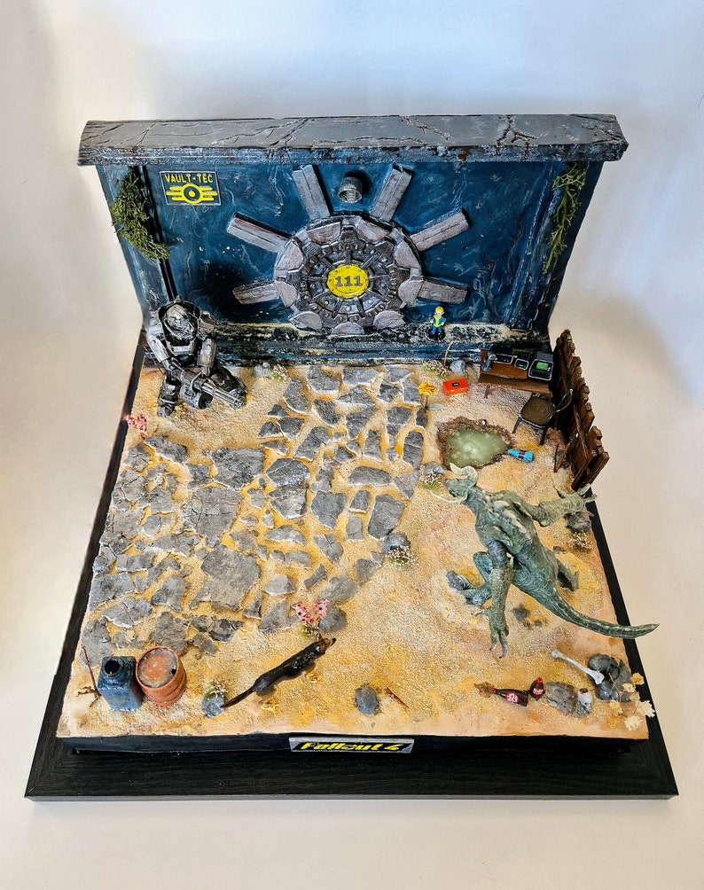 Fan Made Fallout Diorama 30 X 30 Cm - Etsy
