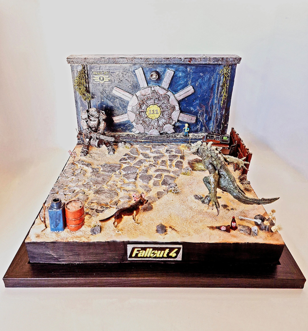 Fan Made Fallout Diorama 30 X 30 Cm - Etsy