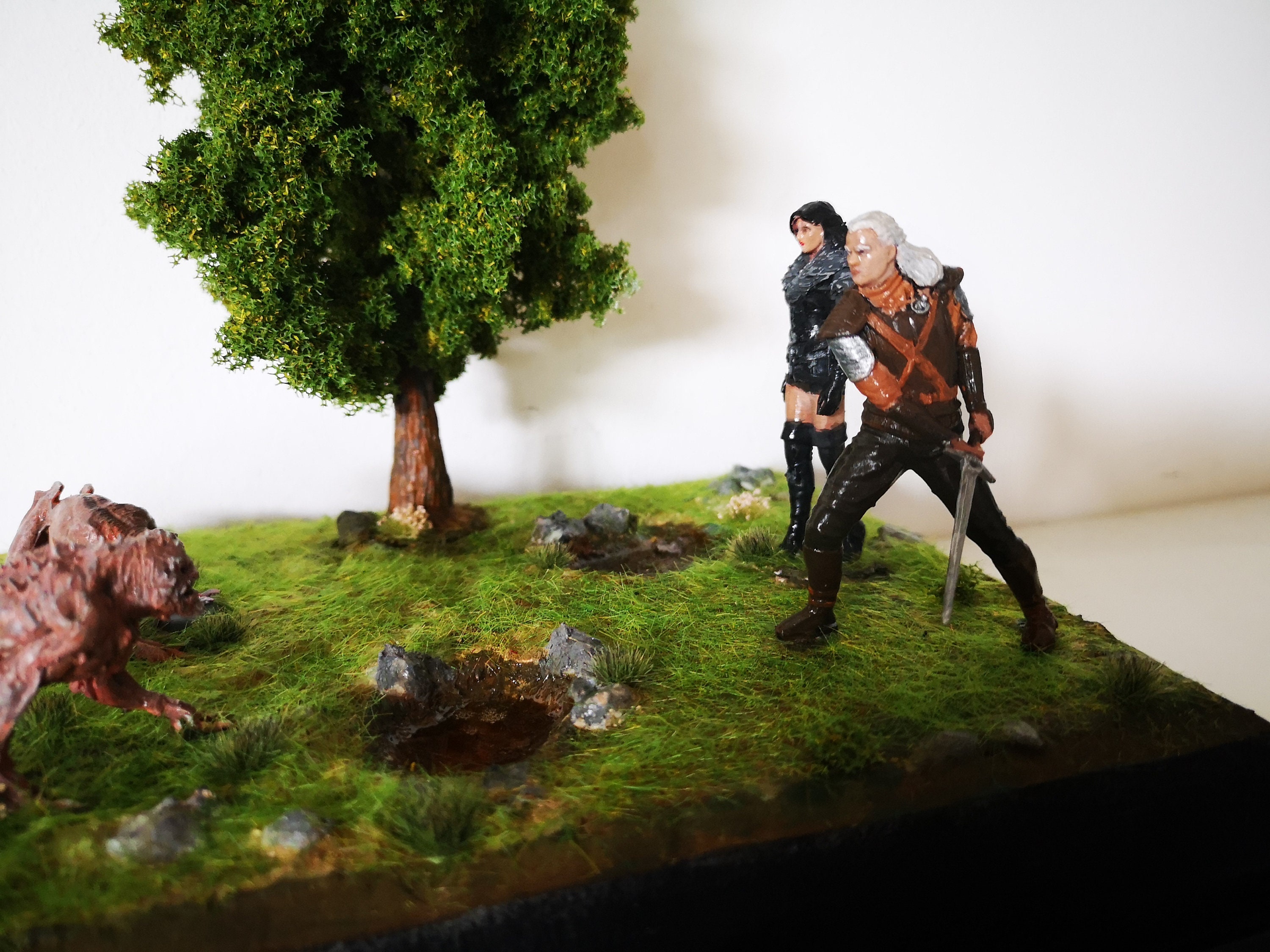 Fan Made the Witcher Diorama 24x19cm - Etsy Australia