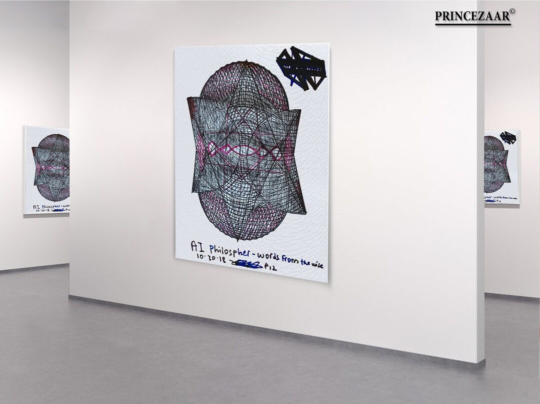 Trianglerism Art ( AI Philosopher-words From the Wise®) Canvas by ...