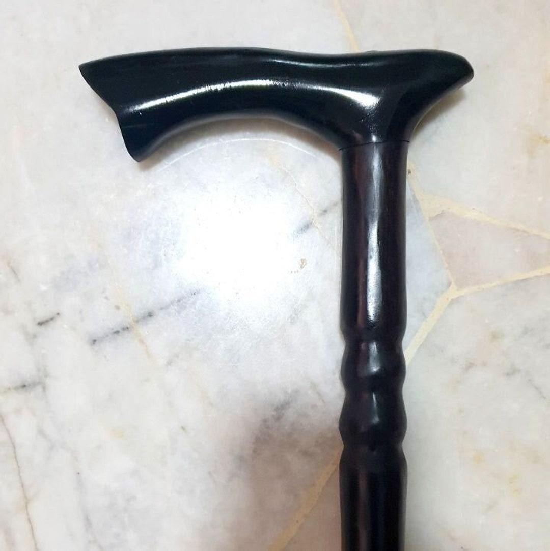 Exclusive Black Penawar Hitam Walking Cane Intricate Carving Design 2 ...