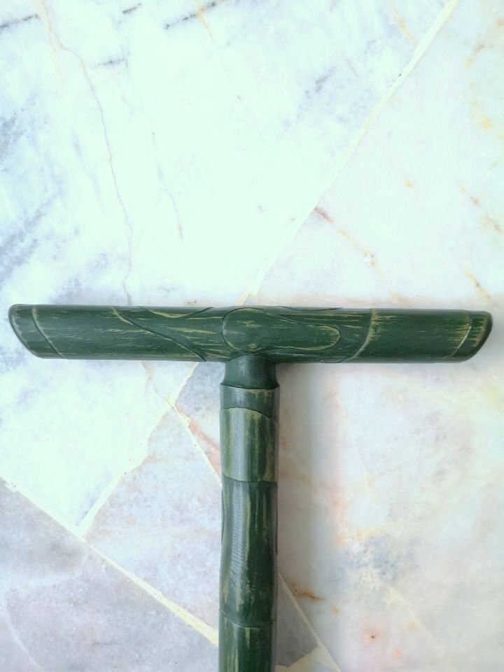 Legendary Natural Burmese Bamboo Army Walking Trekking Hiking Staff ...