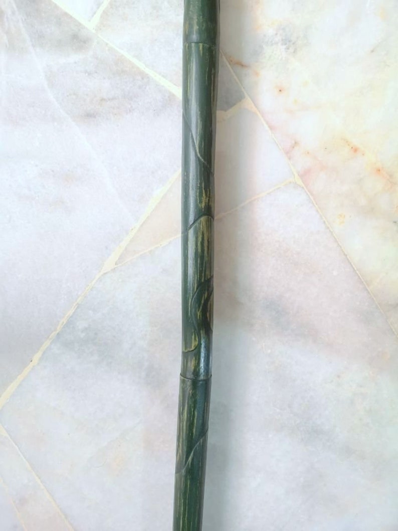Legendary Natural Burmese Bamboo Army Walking Trekking Hiking Staff ...