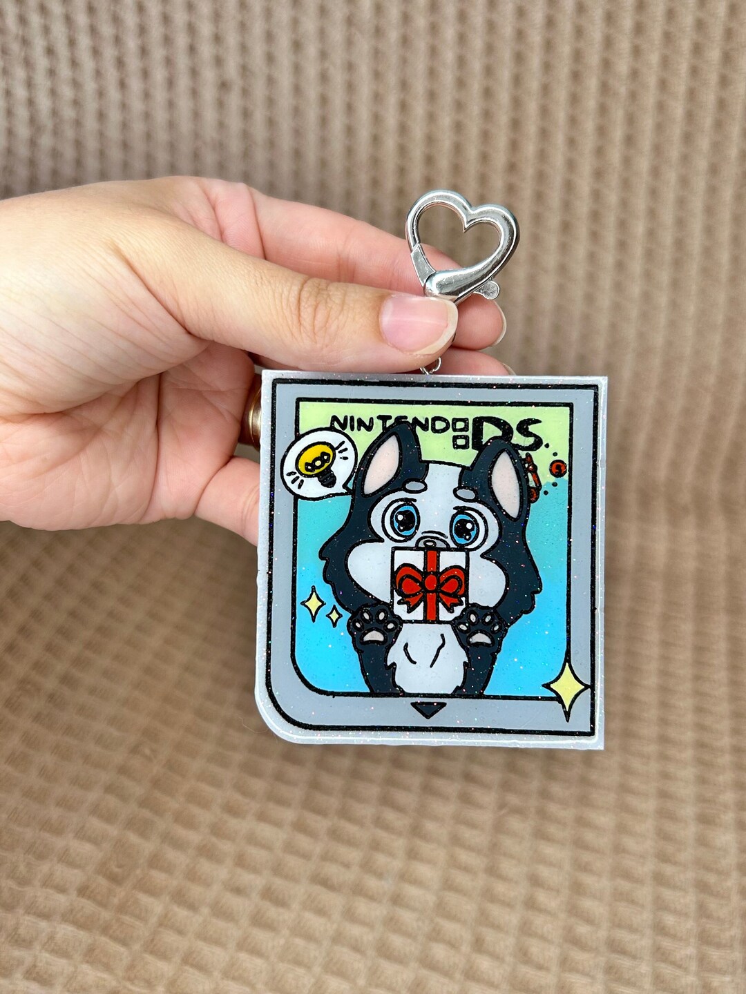 Resin Keychain Nintendogs Video Game Cartridge - Etsy