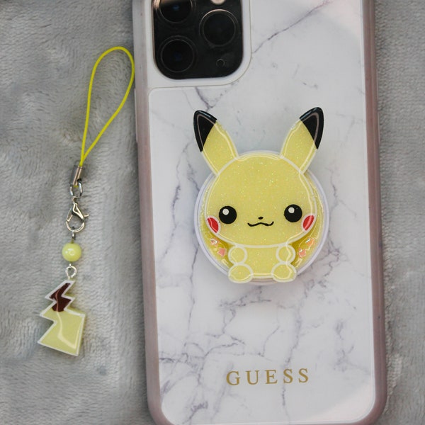 Pikachu Cell Phone Charm - Etsy