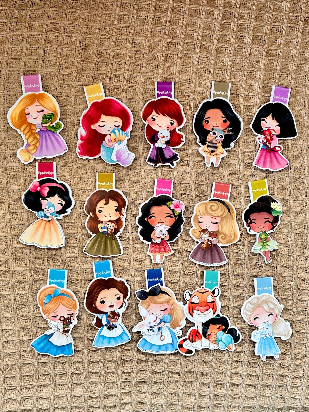 Princess Magnetic Bookmarks - Magnet Bookmark - Disney Princess ...