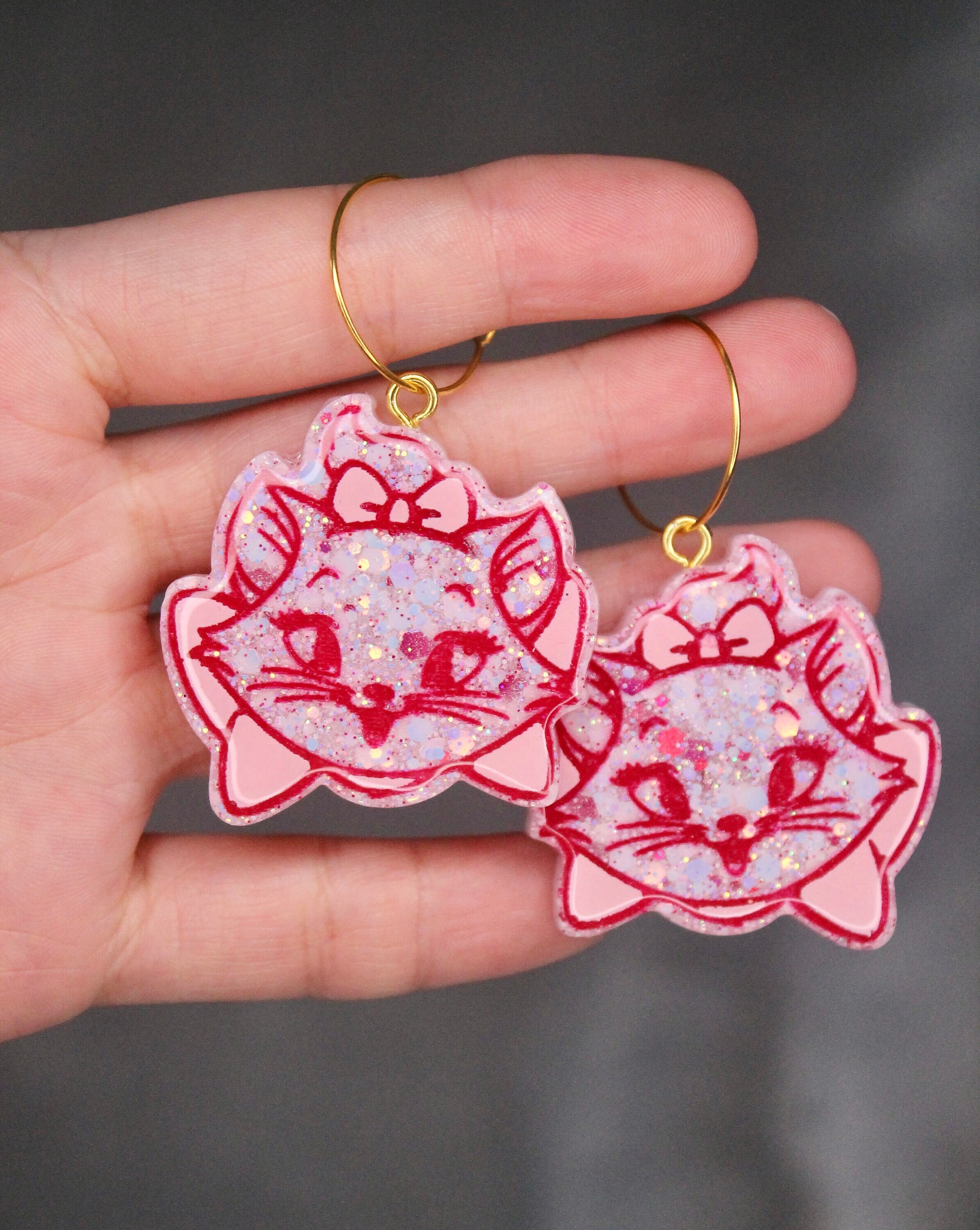 Aristocats Earrings Etsy