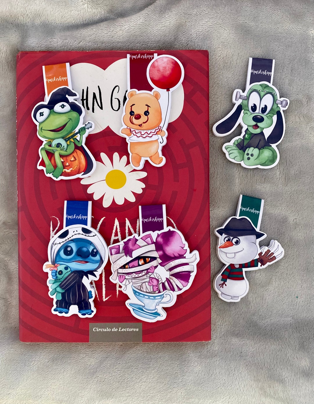 Marcapaginas magneticos halloween - punto de libro iman - bookmarks ...