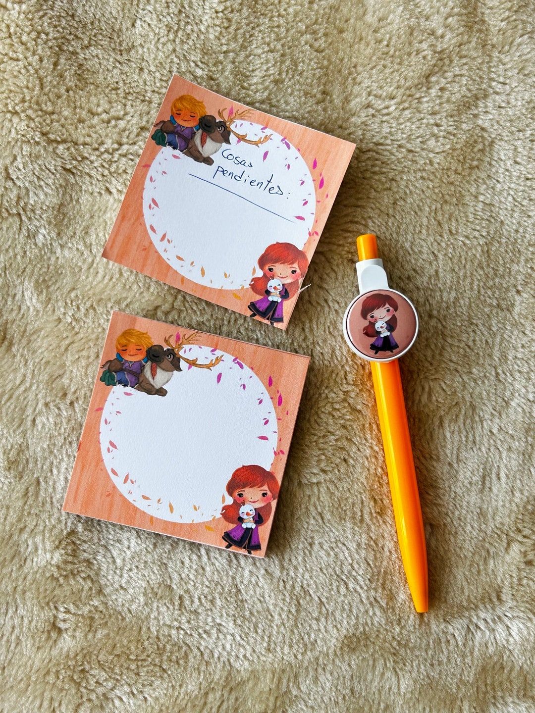 Frozen Notepad Memo Pad Stationery Supplies Kawaii Note Pad Desk ...