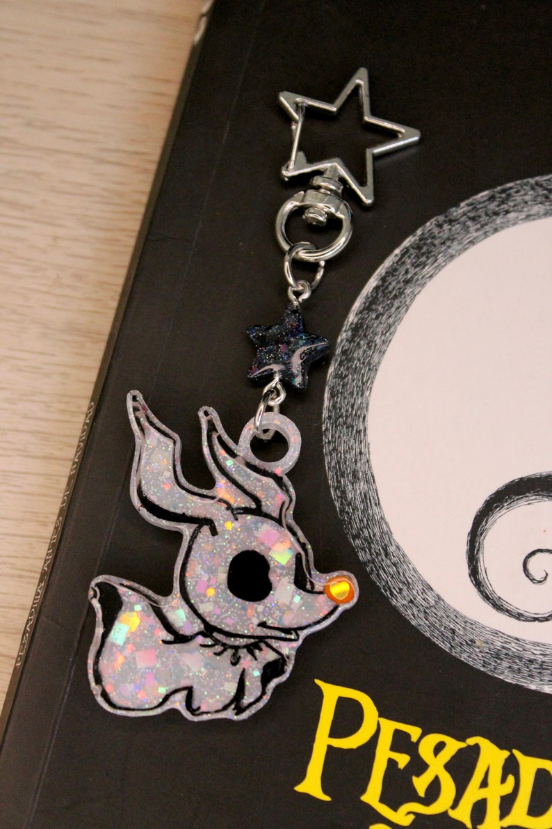 The Nightmare Before Christmas Zero Keychain - Etsy