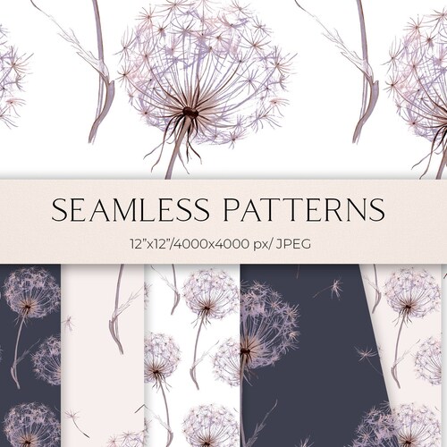 Watercolor Cotton Seamless Pattern Fabric Cotton Floral - Etsy
