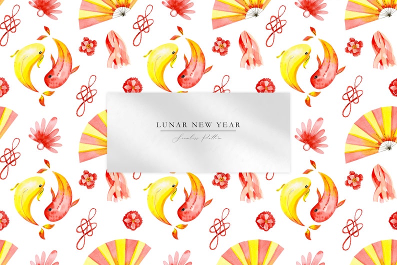 Watercolor Chinese Lantern Clipart. Chinese New Year Digital | Etsy