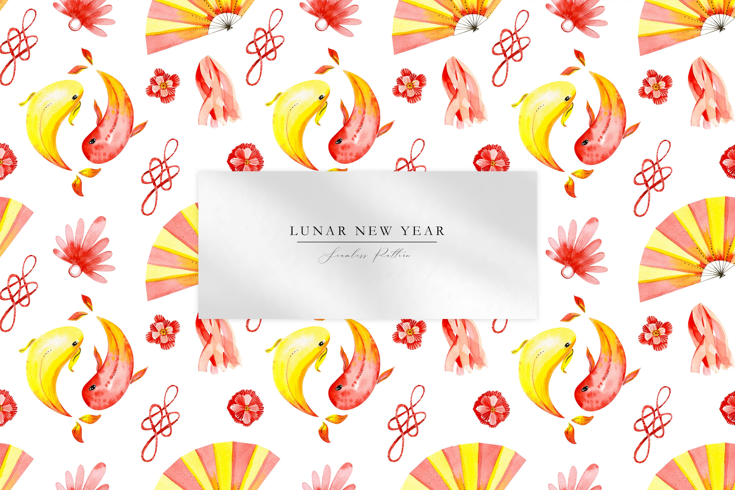 Watercolor Chinese Lantern Clipart. Chinese New Year Digital | Etsy