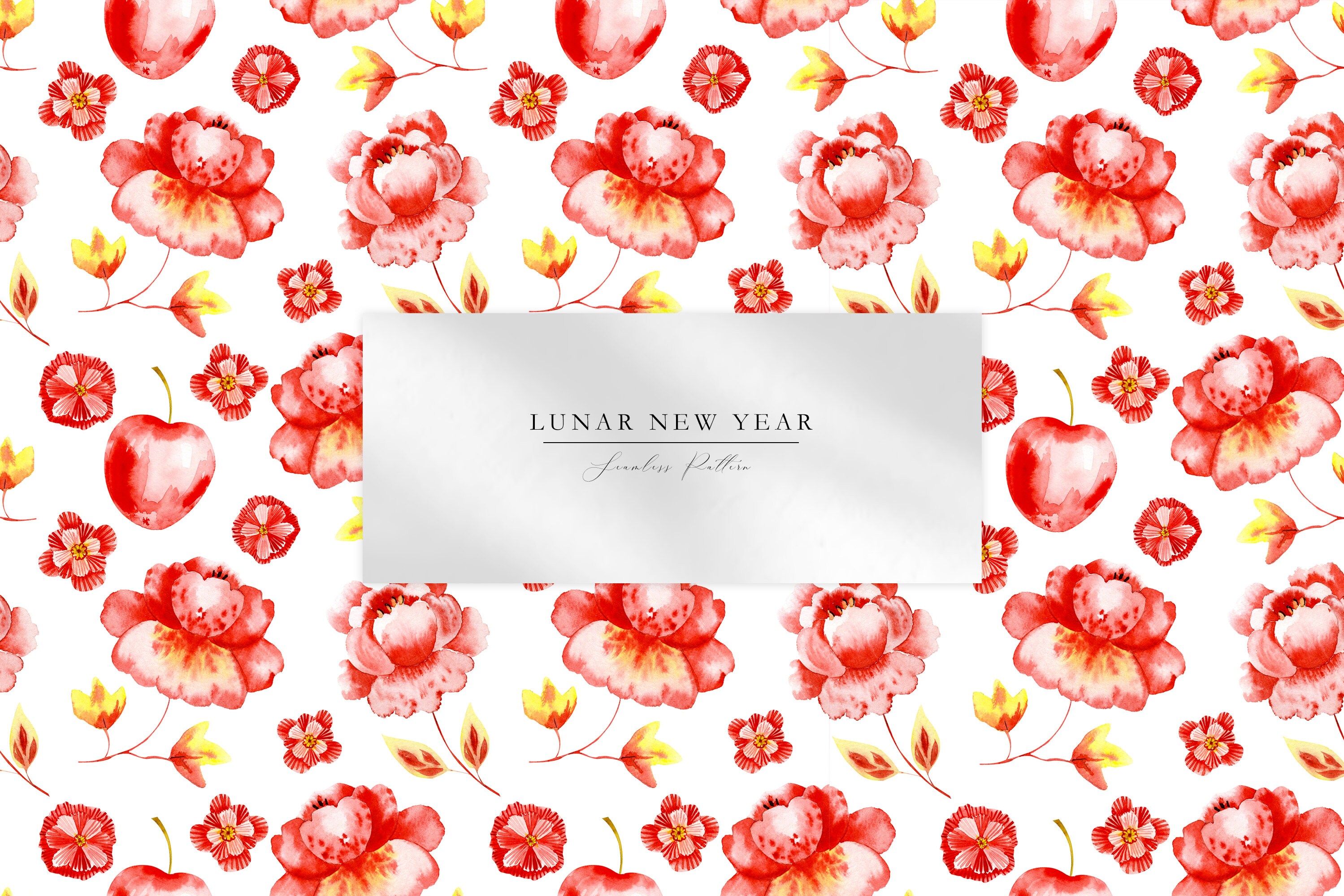 Watercolor Chinese Lantern Clipart. Chinese New Year Digital - Etsy