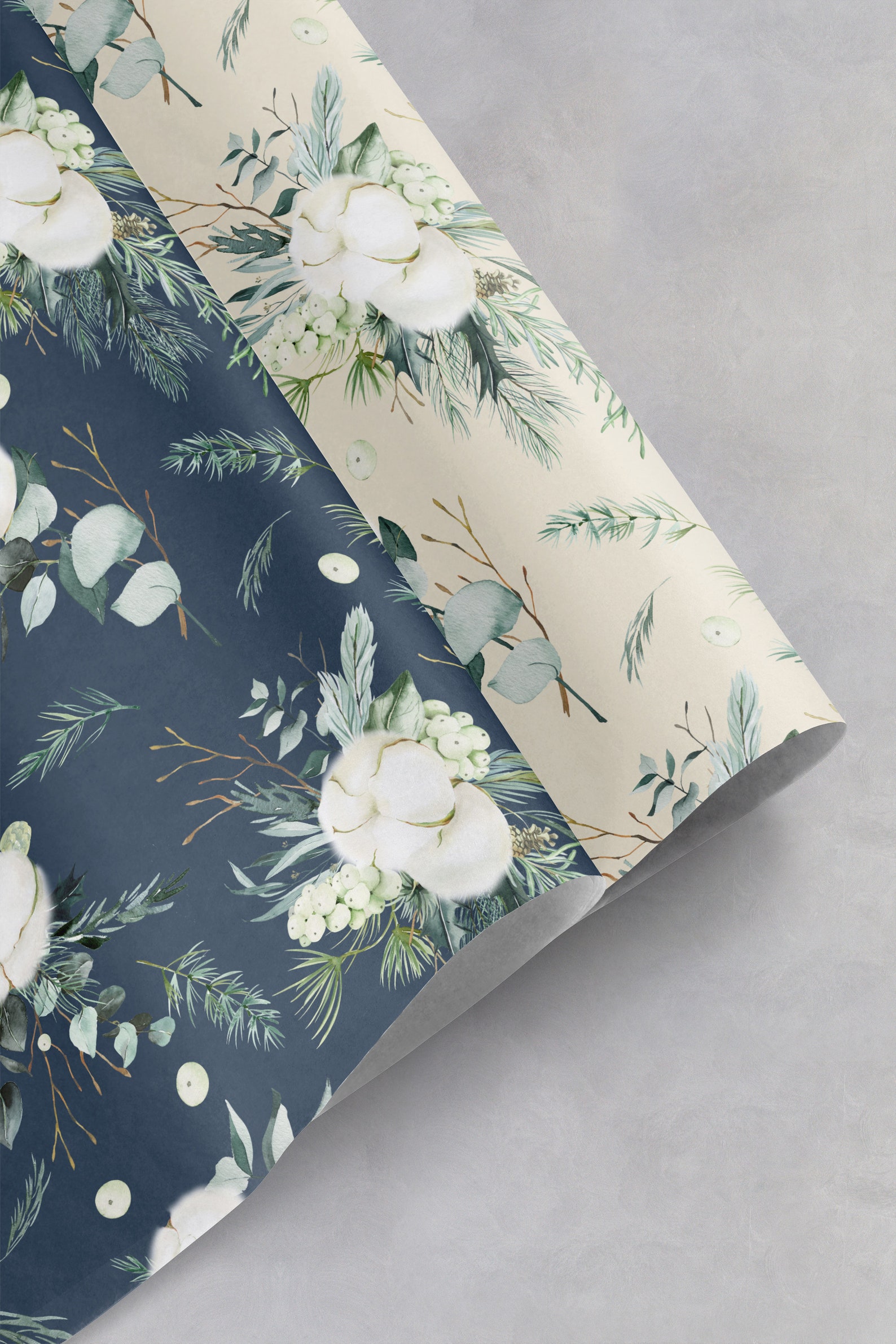 Watercolor Cotton Seamless Pattern Fabric Cotton Floral - Etsy