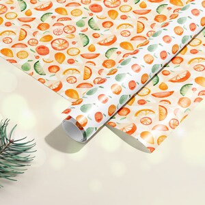 Citrus Seamless Pattern Fabric, Fruits Watercolour Summer Seamless ...