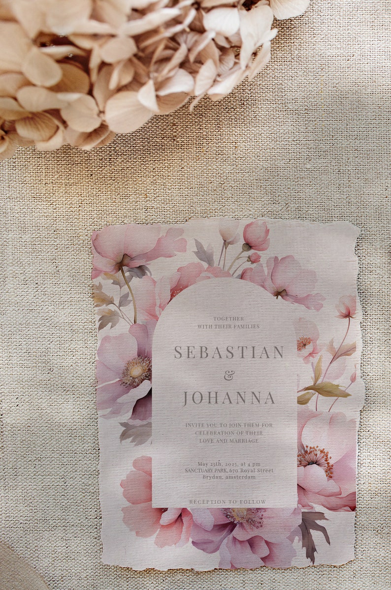 Watercolor Dusty Pink Flowers Clipart, Boho Roses, Peony Png for ...