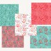 Watercolor Coral Digital Paper Pack, Coral and Seaweed Seamless Pattern ...
