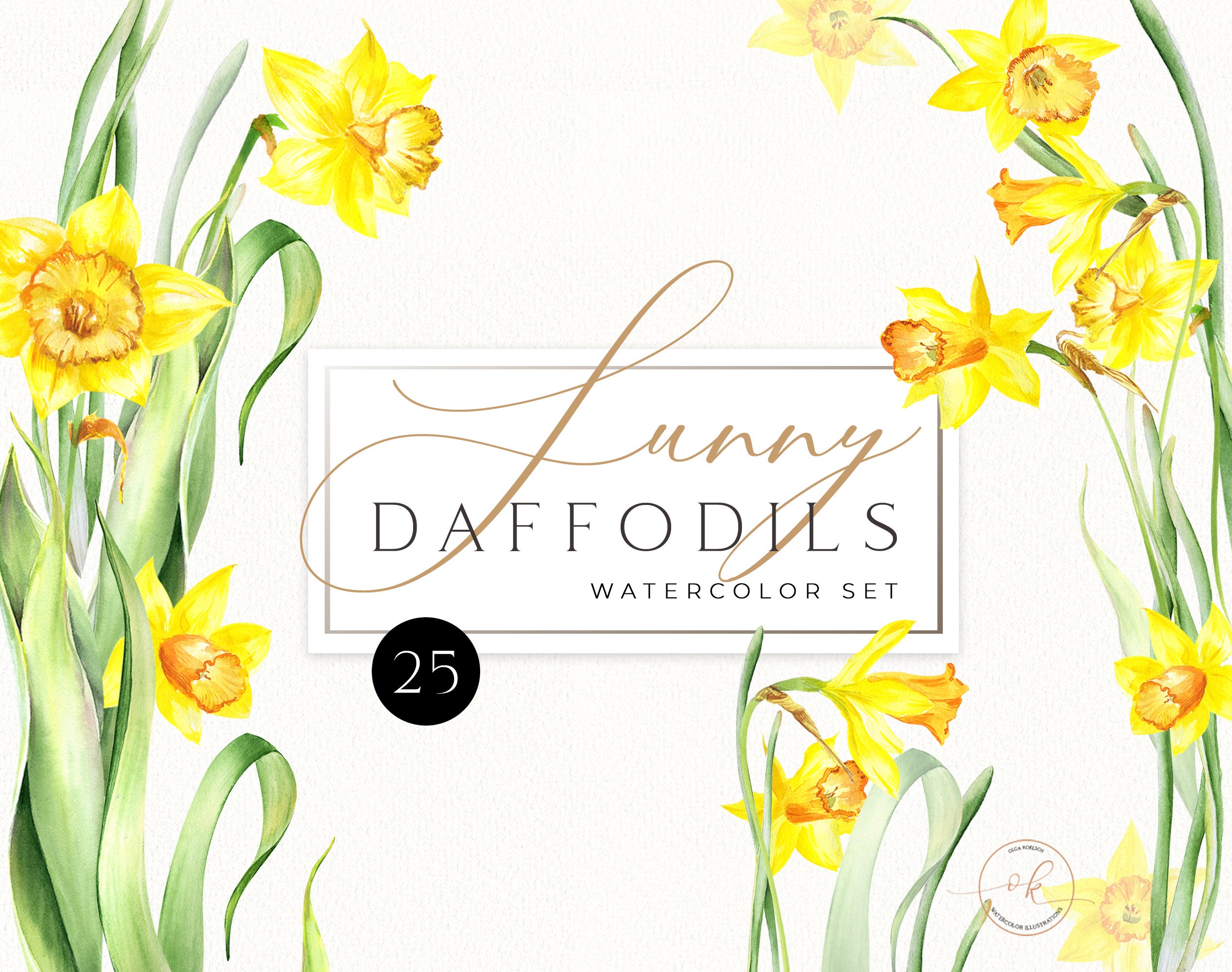 Daffodils Clipart