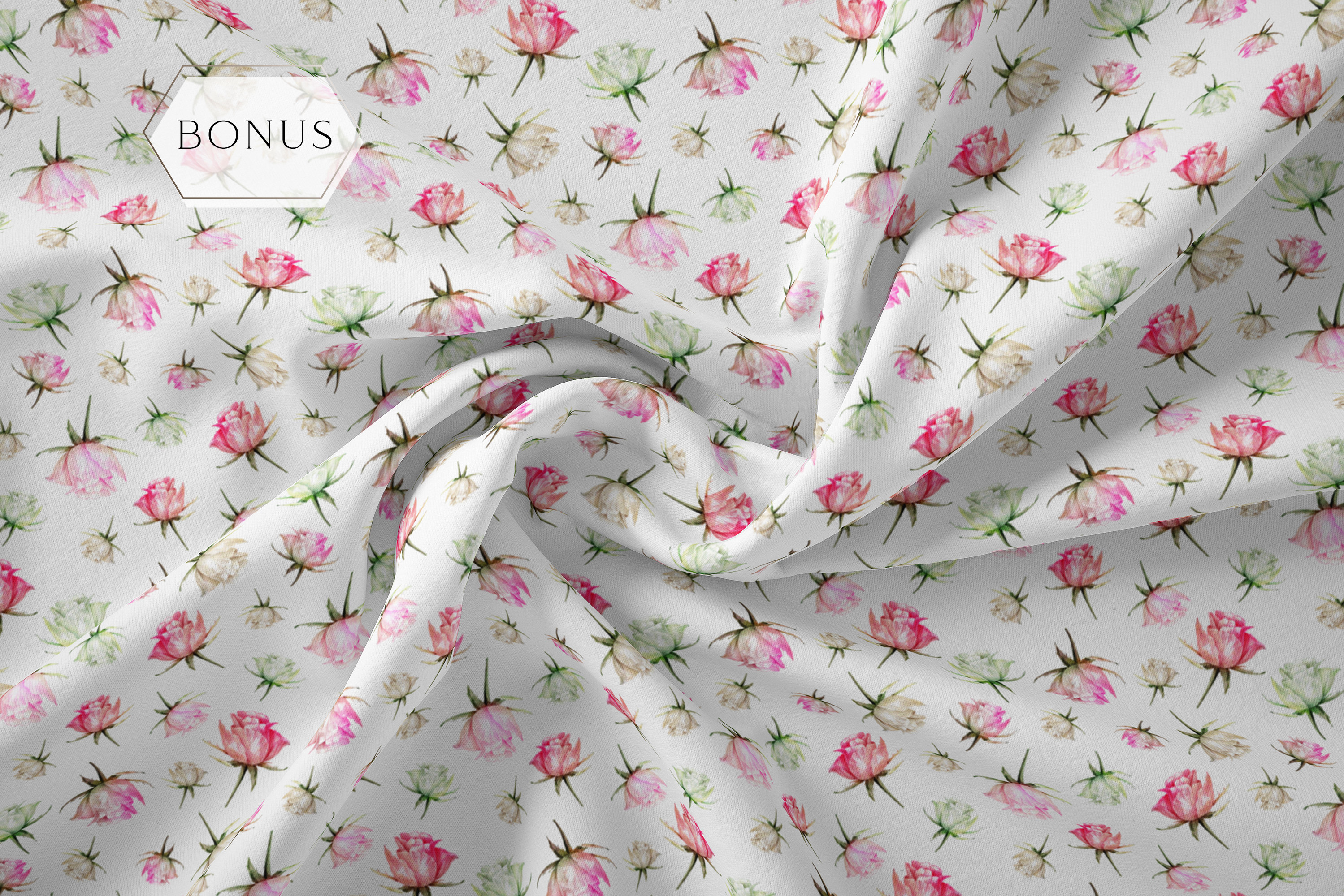 Rose Digital Paper Pack. Pink Flowers Digital Paper With - Etsy