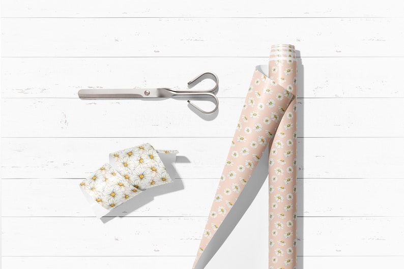 Watercolor Daisy Digital Paper Boho Daisies Seamless Pattern | Etsy