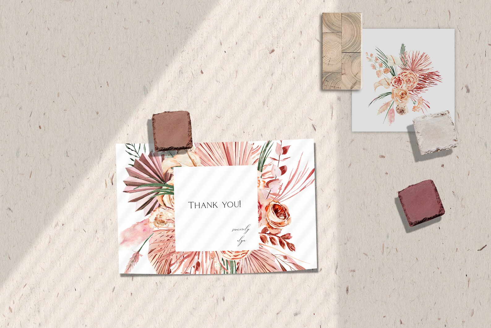 Watercolor Boho Floral Frames, Tropical Clipart (PNG) - Etsy