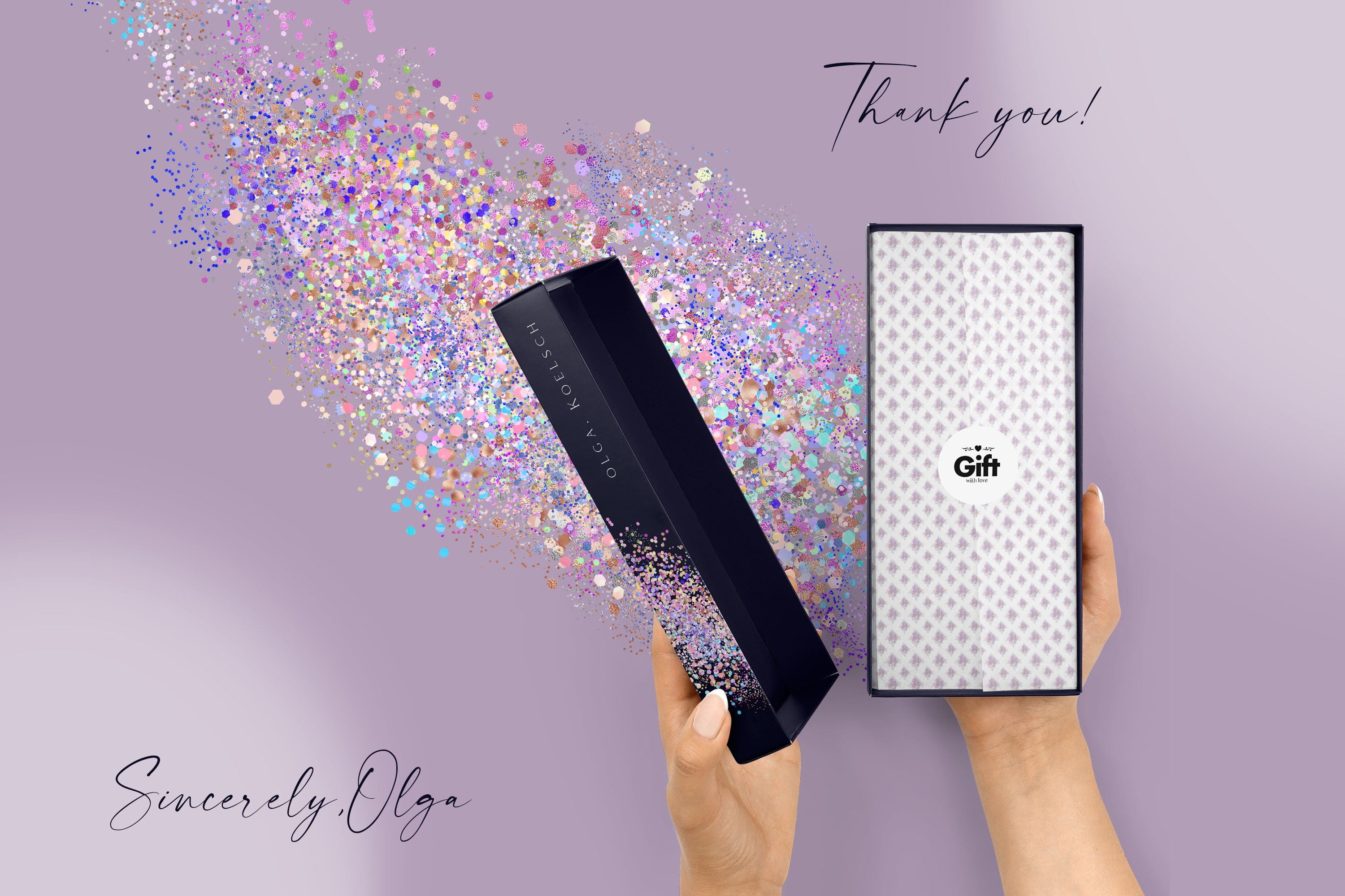 Glitter Holographic Digital Frames Pastel Pink Falling - Etsy