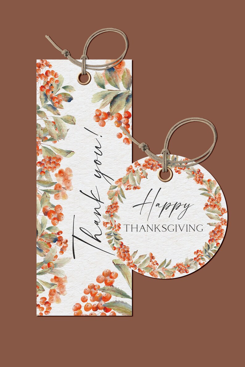 Boho Fall Clipart Watercolor Rowan Clipart Autumn Frames | Etsy