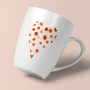 Watercolor Neutral Hearts Clipart, Valentine Day Heart Clipart ...