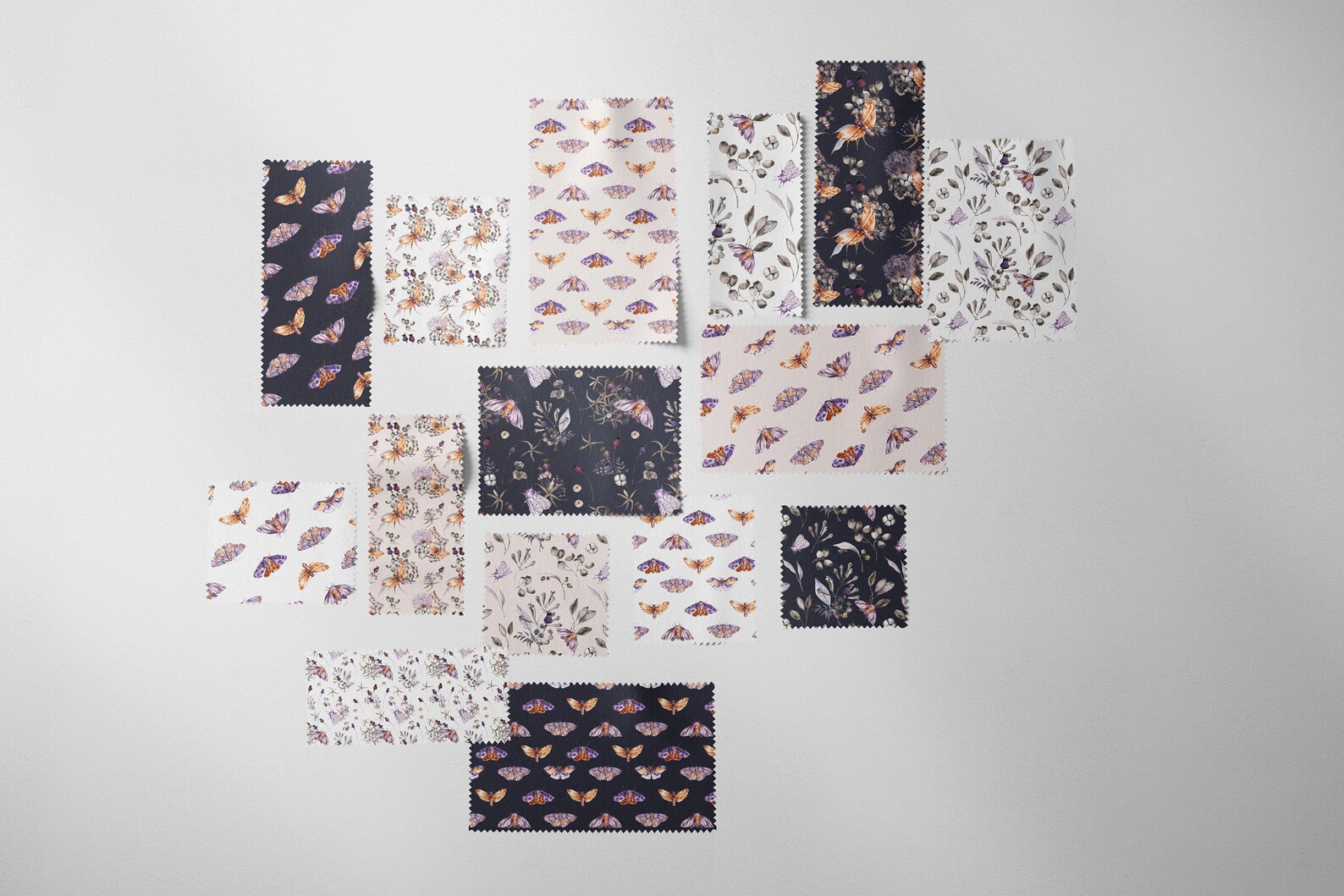 Boho Flowers Digital Paper Boho Floral Seamless Pattern With - Etsy