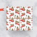 Red Christmas Truck Seamless Pattern for Fabric Seamless - Etsy