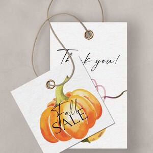 Watercolor Fall Clipart, Cute Pumpkin Clipart, Autumn Clip Art for Back ...