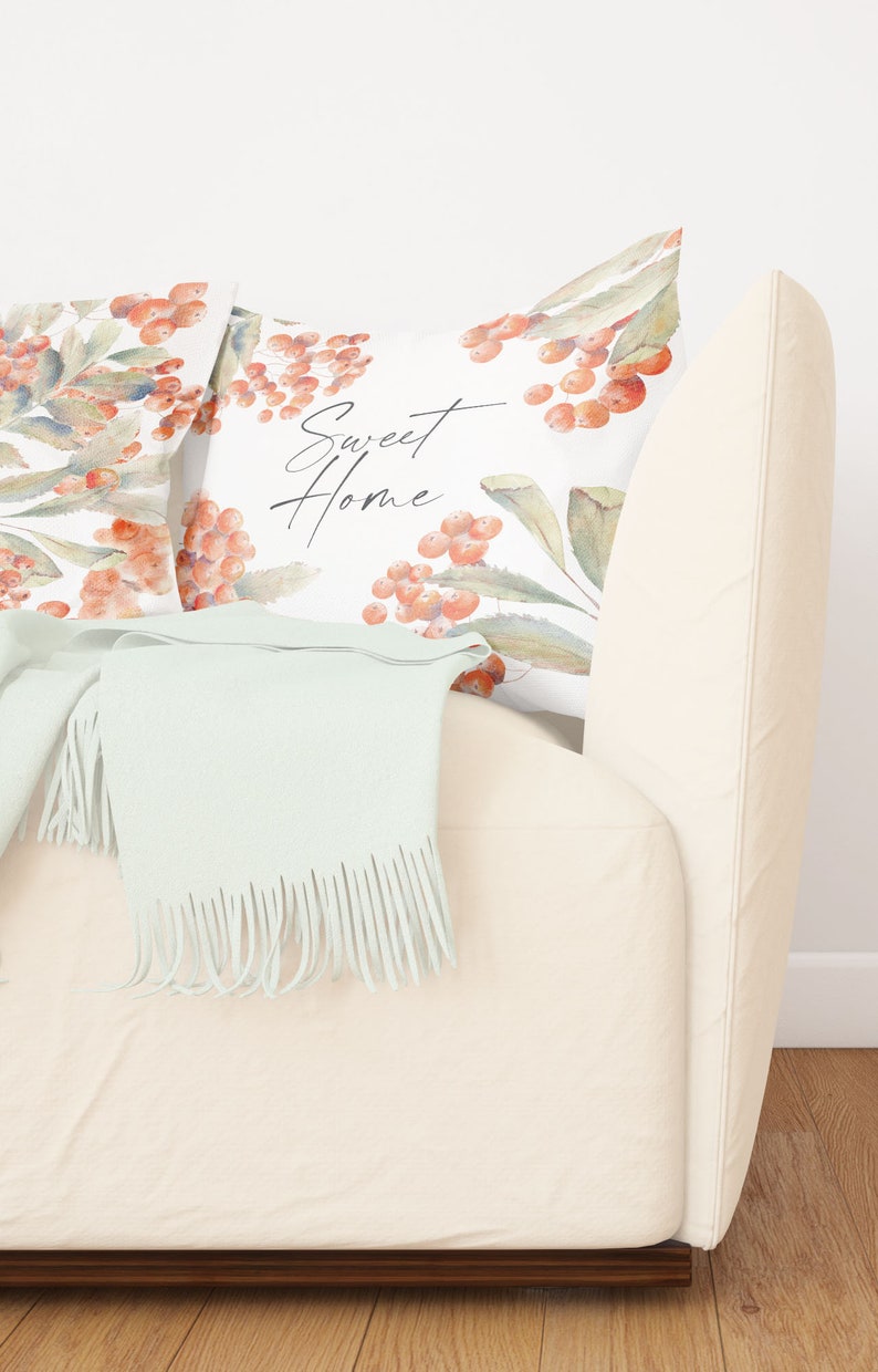 Boho Fall Clipart Watercolor Rowan Clipart Autumn Frames | Etsy