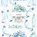 Watercolor Ecology Clipart, Plastic Bottles Clipart for Earth Day ...