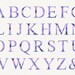 Lavender Watercolor Alphabet Clipart, Floral Wedding Letters (PNG, PDF ...