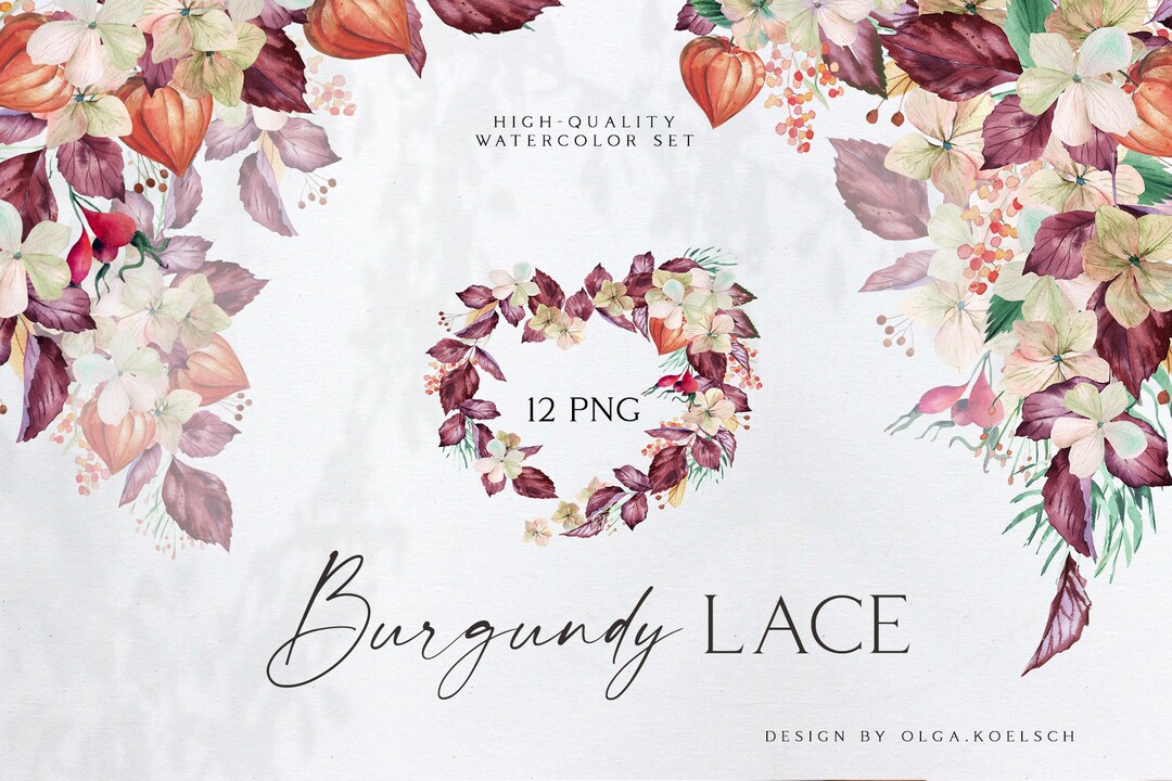 Watercolor Boho Fall Flowers Clipart, Bright Thanksgiving Clipart ...