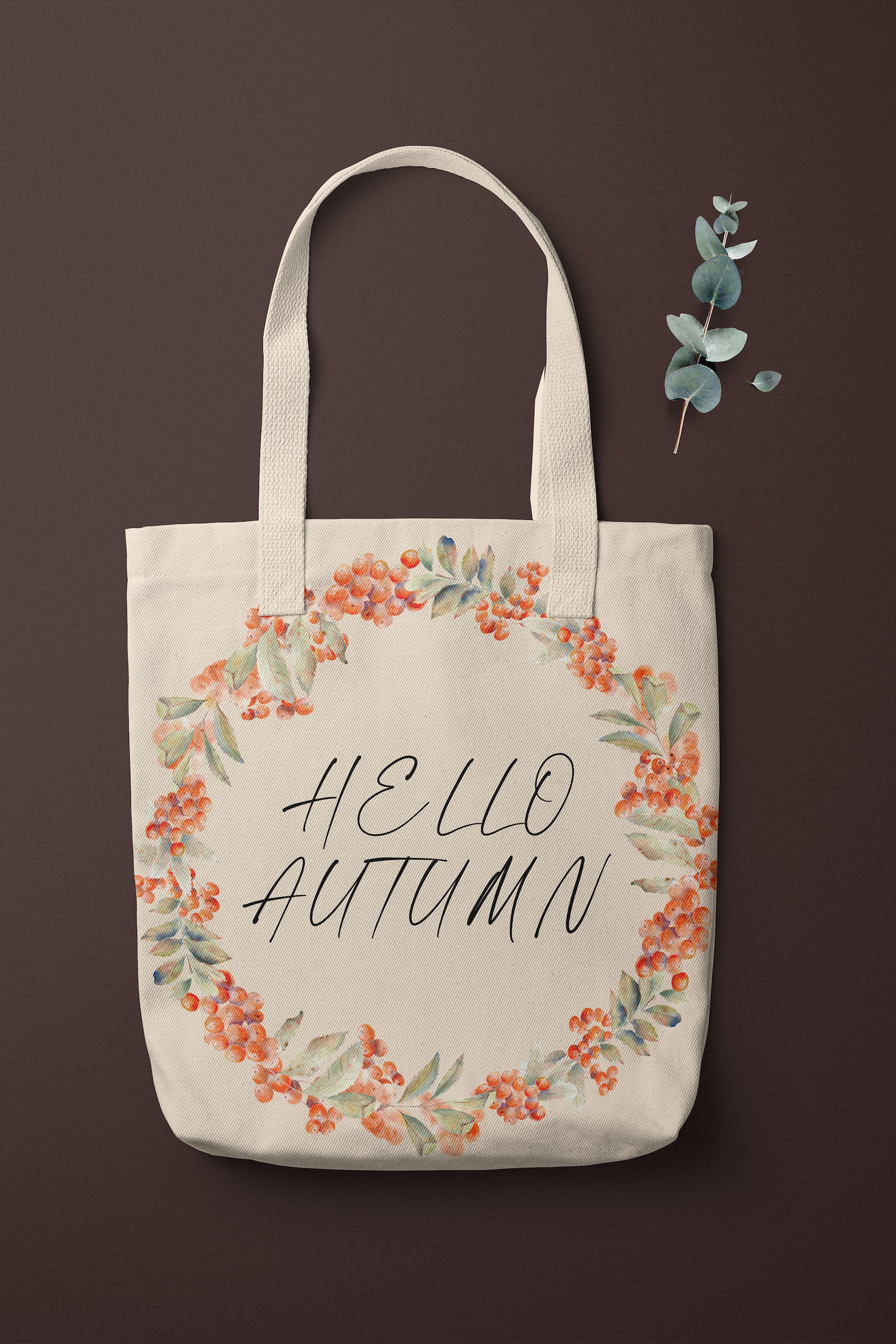 Boho Fall Clipart Watercolor Rowan Clipart Autumn Frames | Etsy