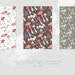 Woodland Seamless Pattern for Fabric, Watercolor Mushroom Seamless ...