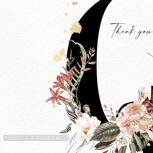 Boho Burgundy Wedding Alphabet Clipart, Watercolor Blush and Burgundy ...