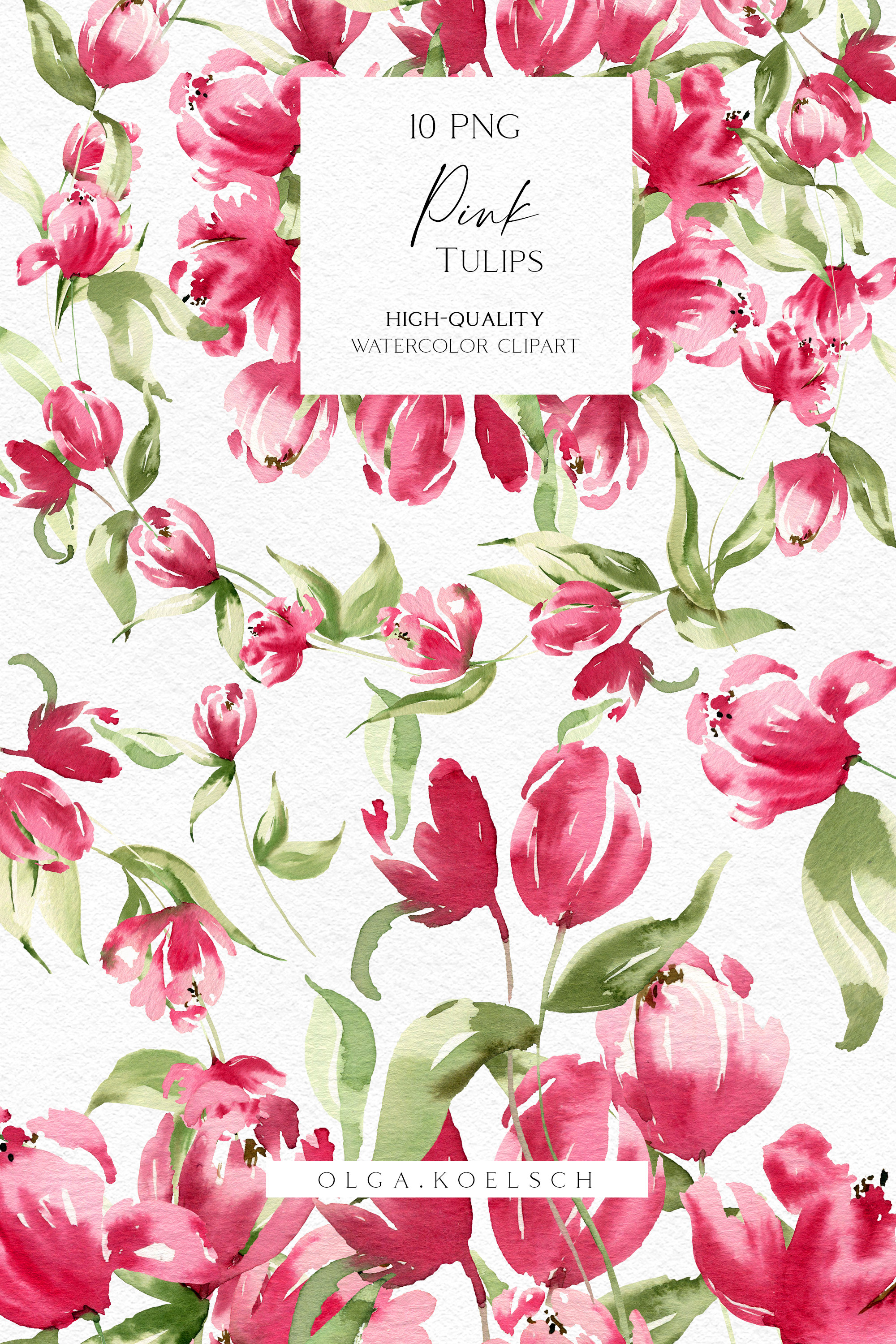 FREEBIE Clipart, Watercolor Boho Flowers Clipart, Wedding Pink Floral ...